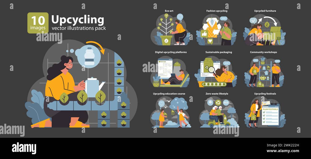 Conservation through community involvement Stock Vector Images - Alamy