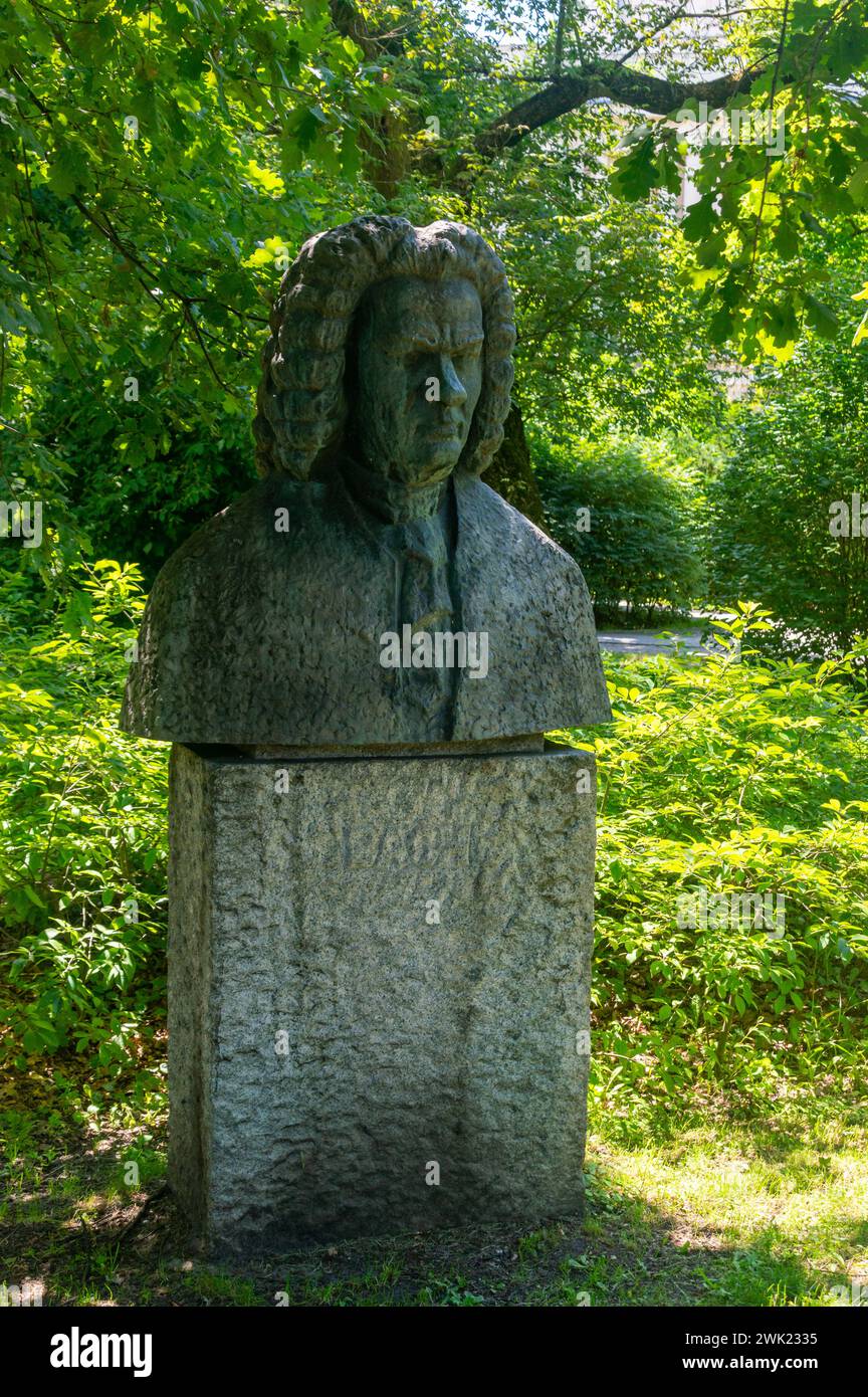 Bydgoszcz, Poland - July 9, 2023: Bust of German composer and musician ...