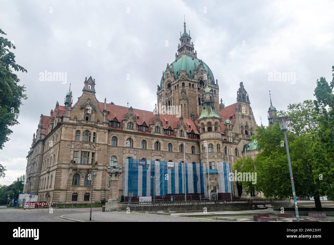 Hannover, Germany - July 29, 2023: New Town Hall (Neues Rathaus) in ...
