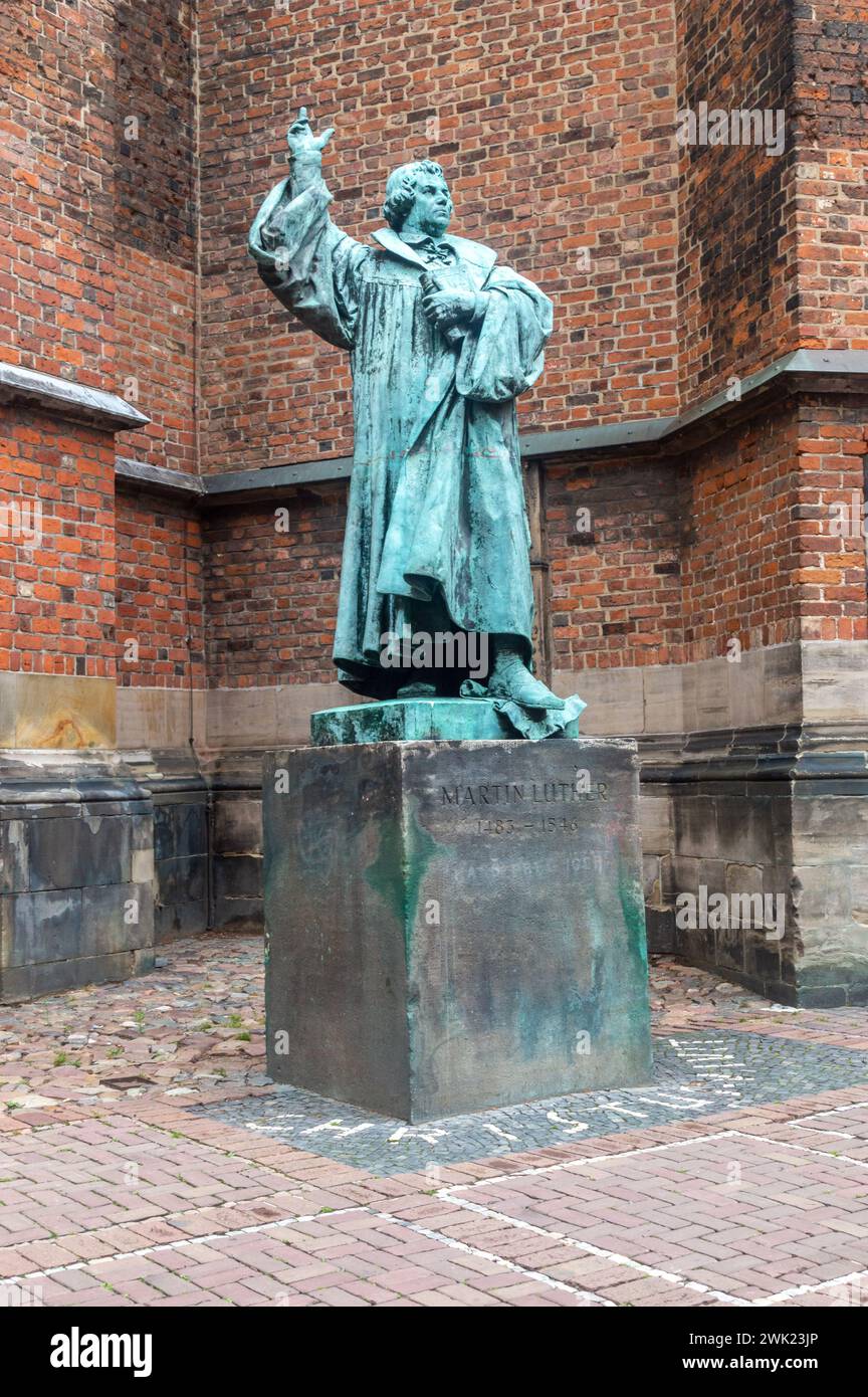 Hannover, Germany - July 29, 2023: Martin Luther Monument Stock Photo ...