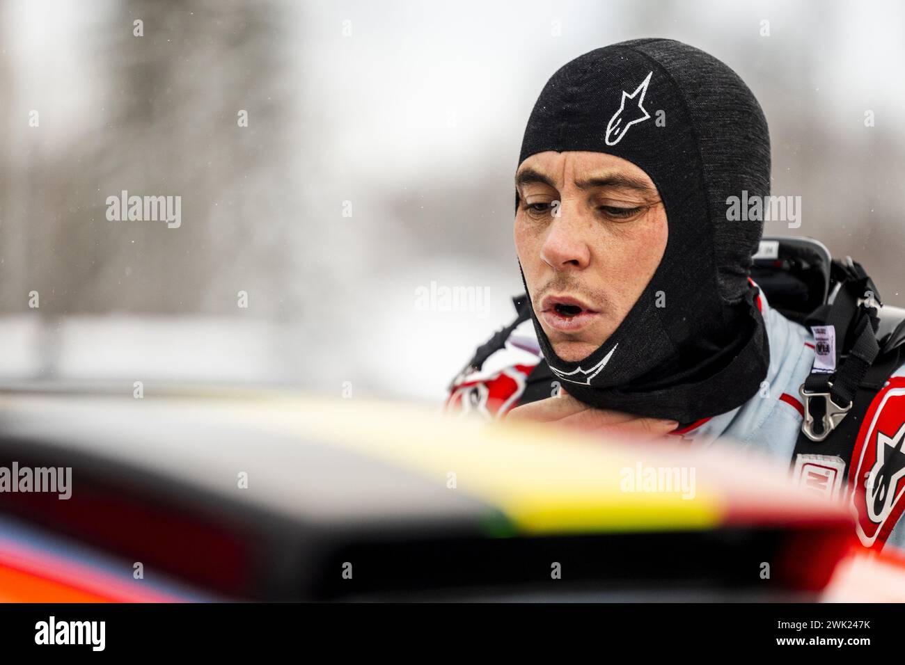 NEUVILLE Thierry, Hyundai I20 Rally1, portrait during the Rally Sweden ...