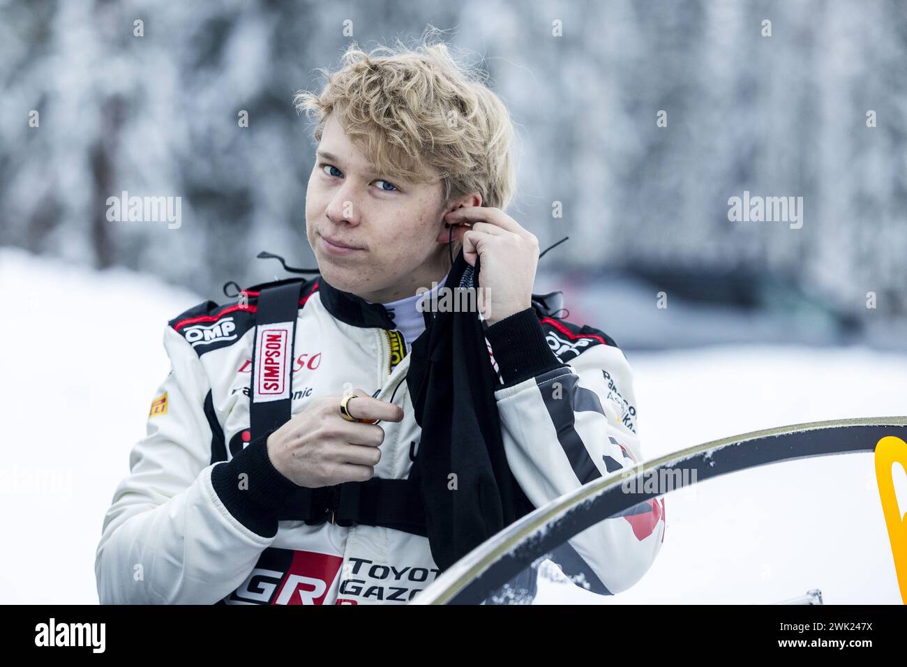 ROVANPERA Kalle, Toyota GR Yaris Rally1, portrait during the Rally ...
