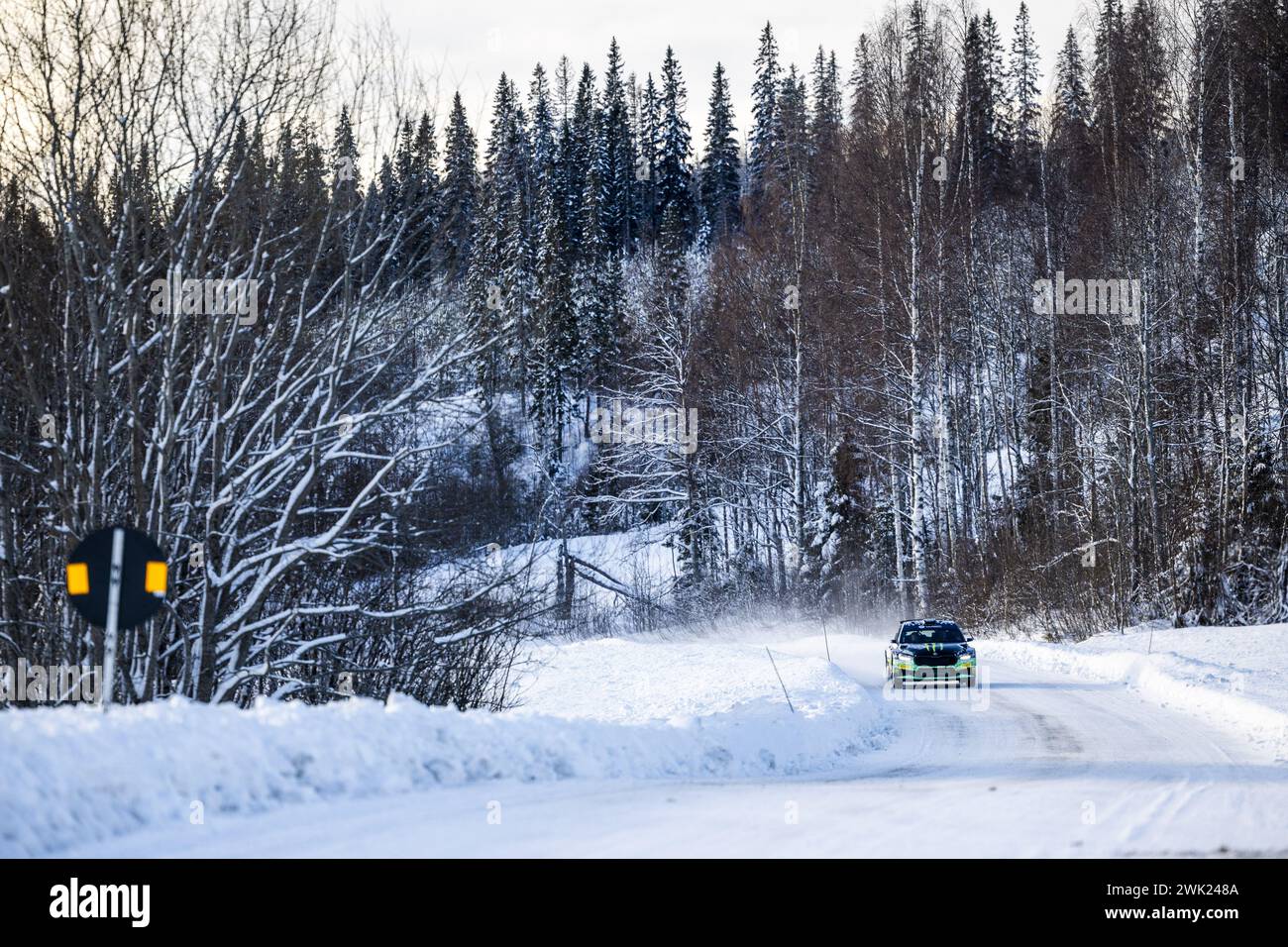 21 SOLBERG Oliver, EDMONDSON Elliott, Skoda Fabia RS Rally2, action ...