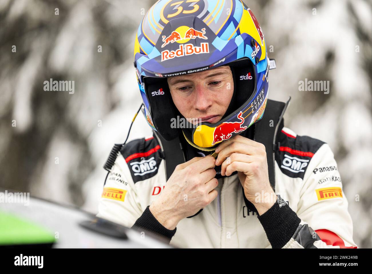 EVANS Elfyn, Toyota GR Yaris Rally1, portrait during the Rally Sweden ...