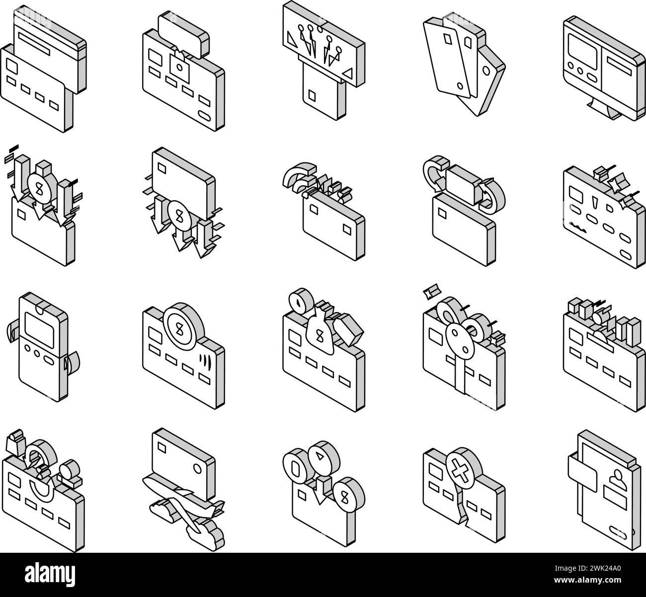 Plastic card payment collection Black and White Stock Photos & Images ...