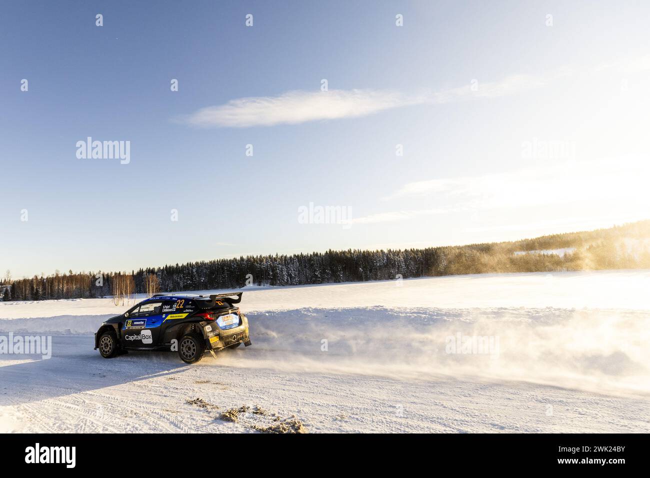 22 PAJARI Sami, MALKONEN Enni, Toyota Yaris Rally2, action during the ...