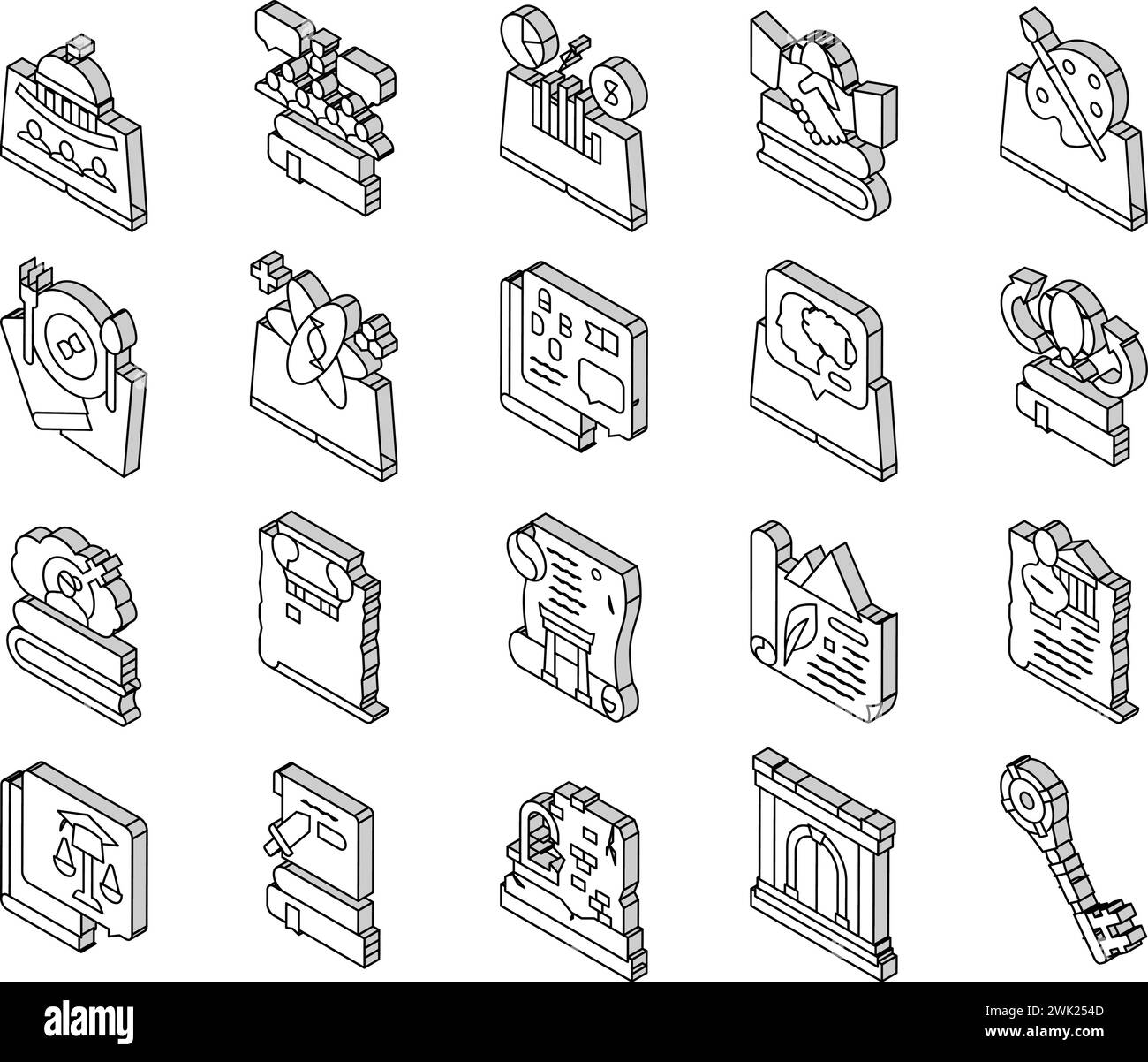 Researching art history Stock Vector Images - Alamy