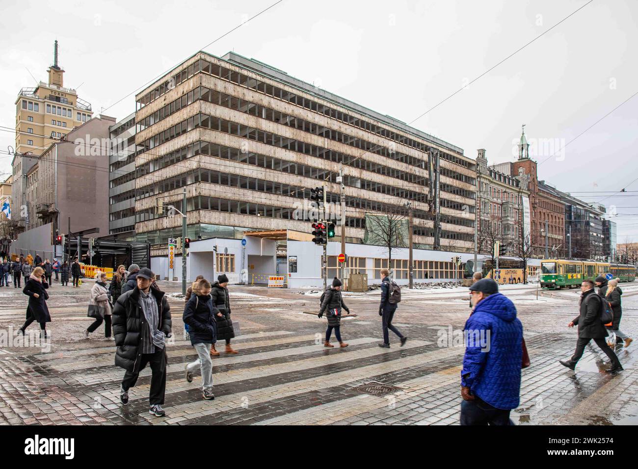 Aktian talo, an office building in the corner of Kalevankatu and ...