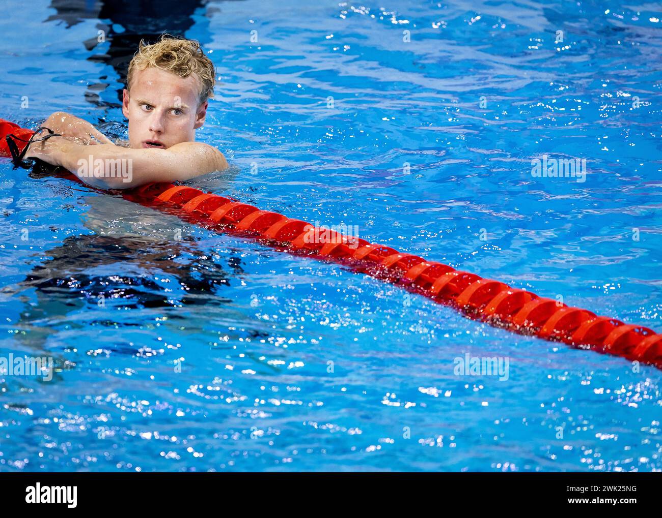 DOHA - Thomas Jansen after the men's 400 medley during the last day of ...