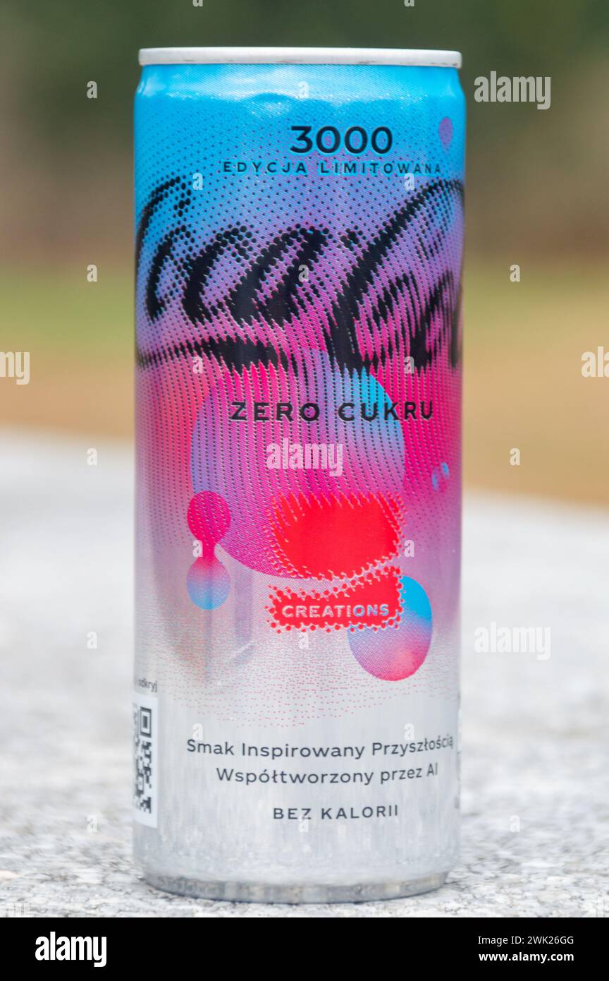 Sandersdorf-Brehna, Germany - October 3, 2023: Coca-Cola zero sugar ...