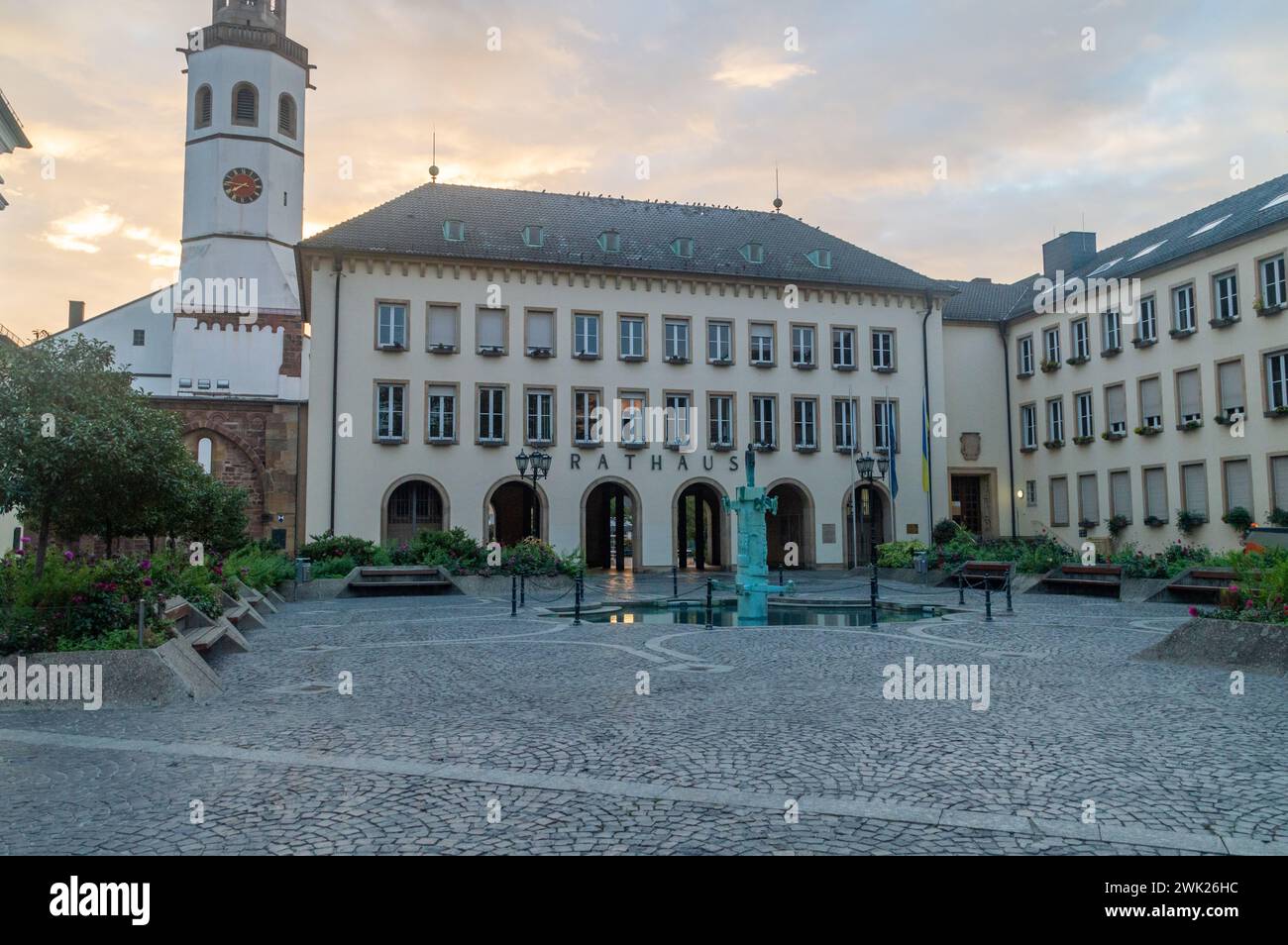 Frankenthal, Germany - October 7, 2023: Town Hall (Rathaus) of ...