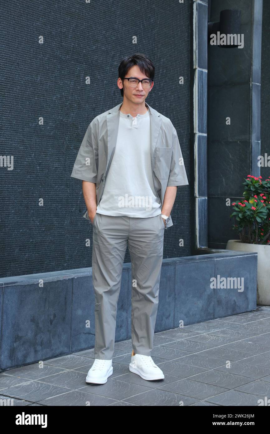 Taiwanese actor, former reporter and model James Wen attends an ...