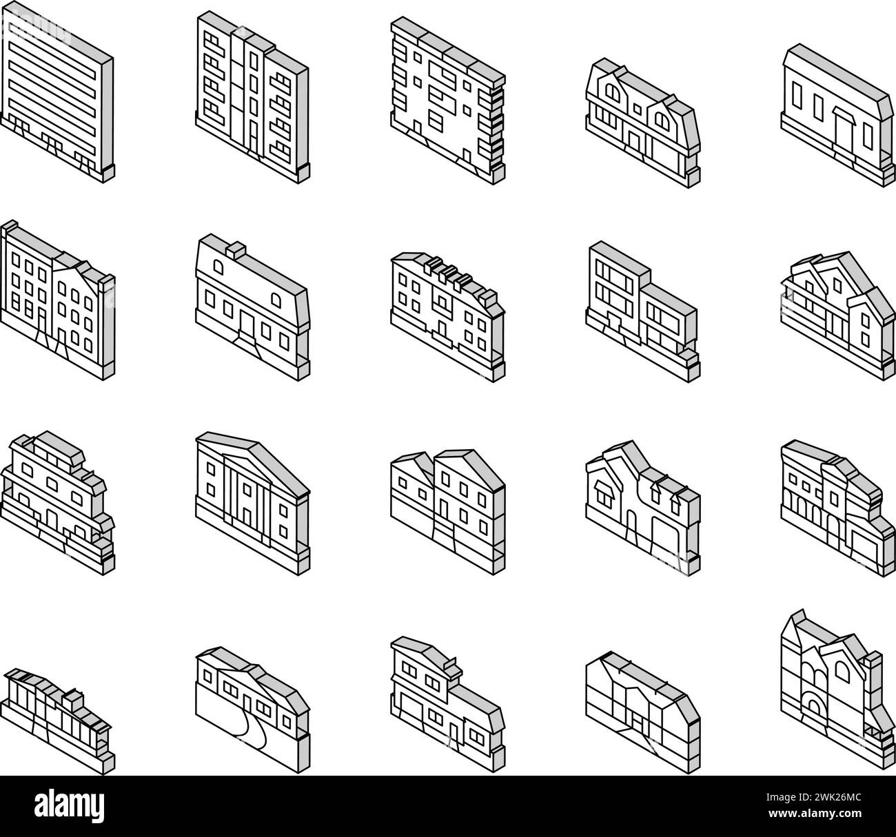 French colonial architecture architectural Black and White Stock Photos ...