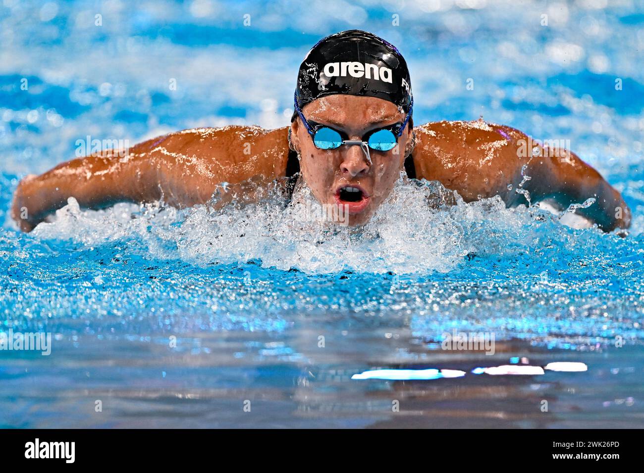 Doha, Qatar. 18th Feb, 2024. Sara Franceschi of Italy competes in the ...