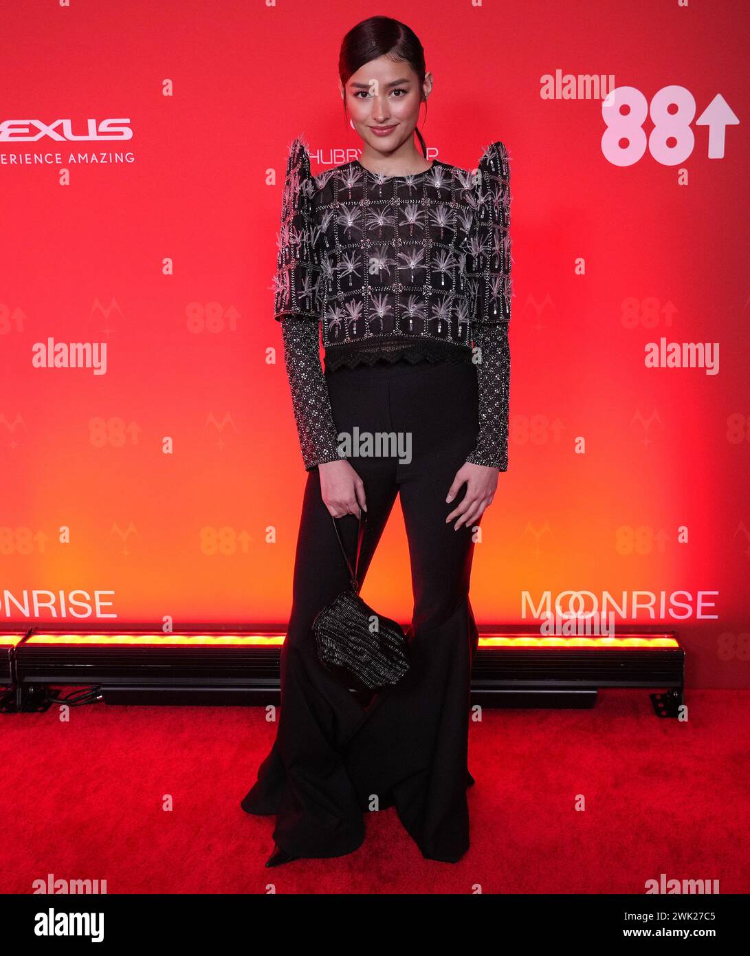 Los Angeles, USA. 17th Feb, 2024. Liza Soberano arrives at the 88rising ...