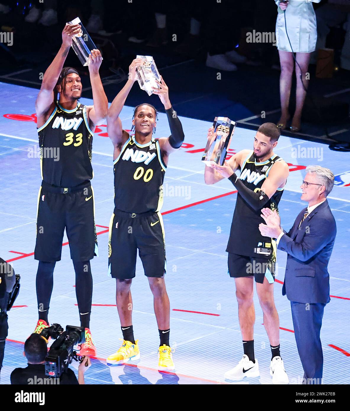 Indianapolis, USA. 17th Feb, 2024. Indiana Pacers guard Bennedict ...
