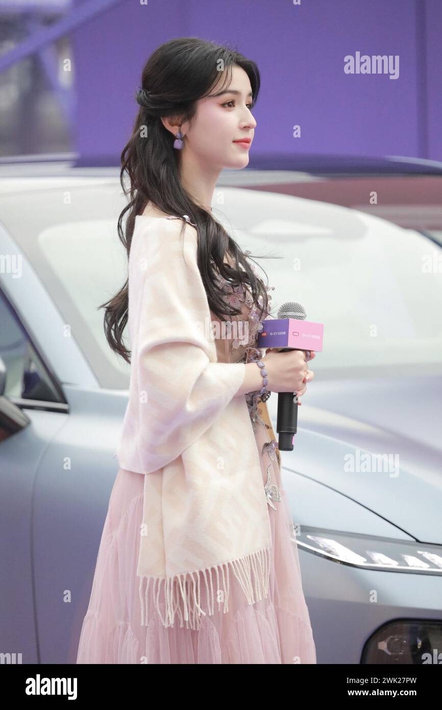 Chinese actress, dancer and model Hankiz Omar attends an activity in ...