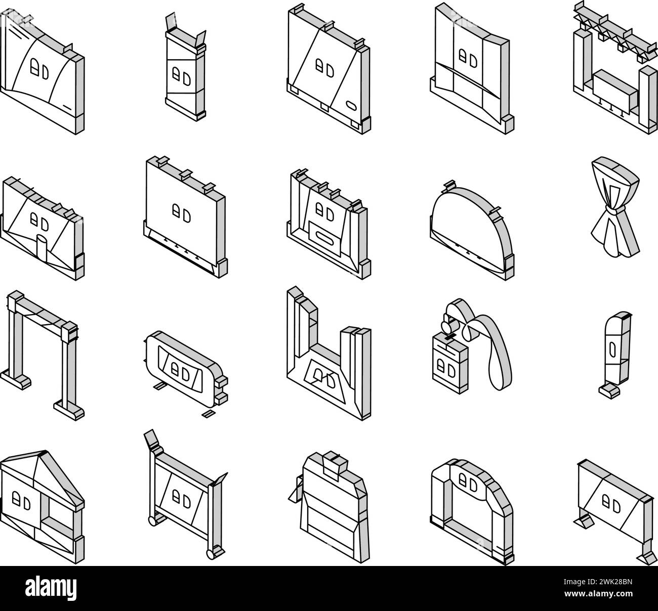 Art gallery booth Black and White Stock Photos & Images - Alamy