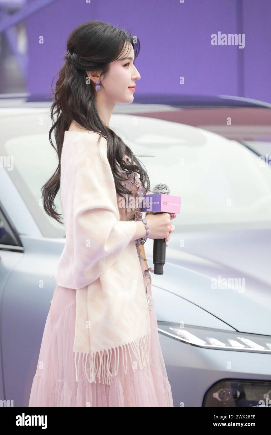 Chinese actress, dancer and model Hankiz Omar attends an activity in ...