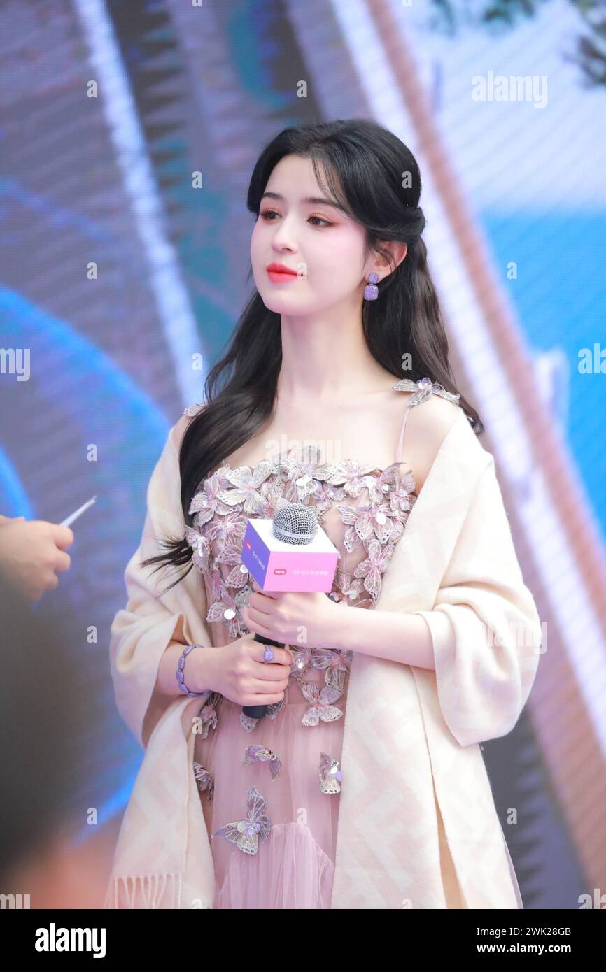 Chinese actress, dancer and model Hankiz Omar attends an activity in ...