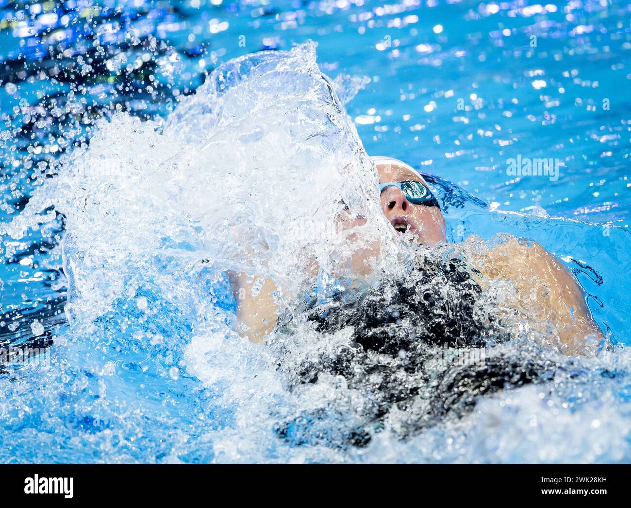 DOHA - Kira Toussaint in action in the women's 4 x 100 medley during ...