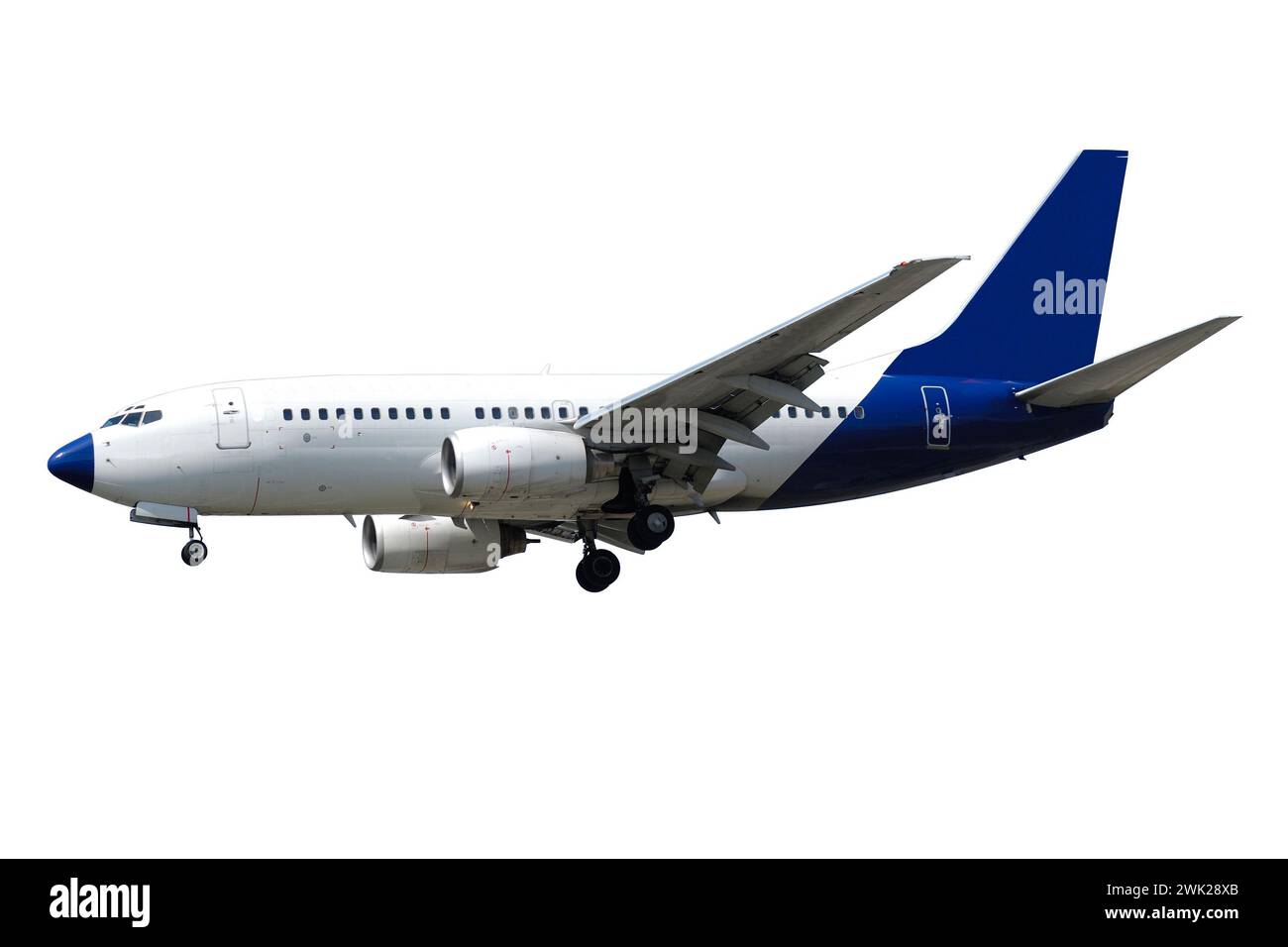 Plane is isolated on a clean white background Stock Photo - Alamy