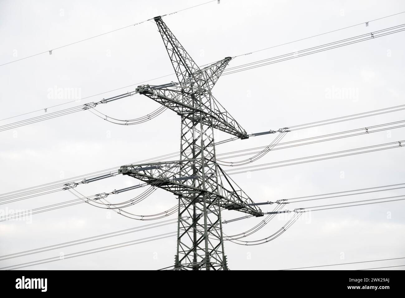 Extra high voltage power lines hi-res stock photography and images - Alamy