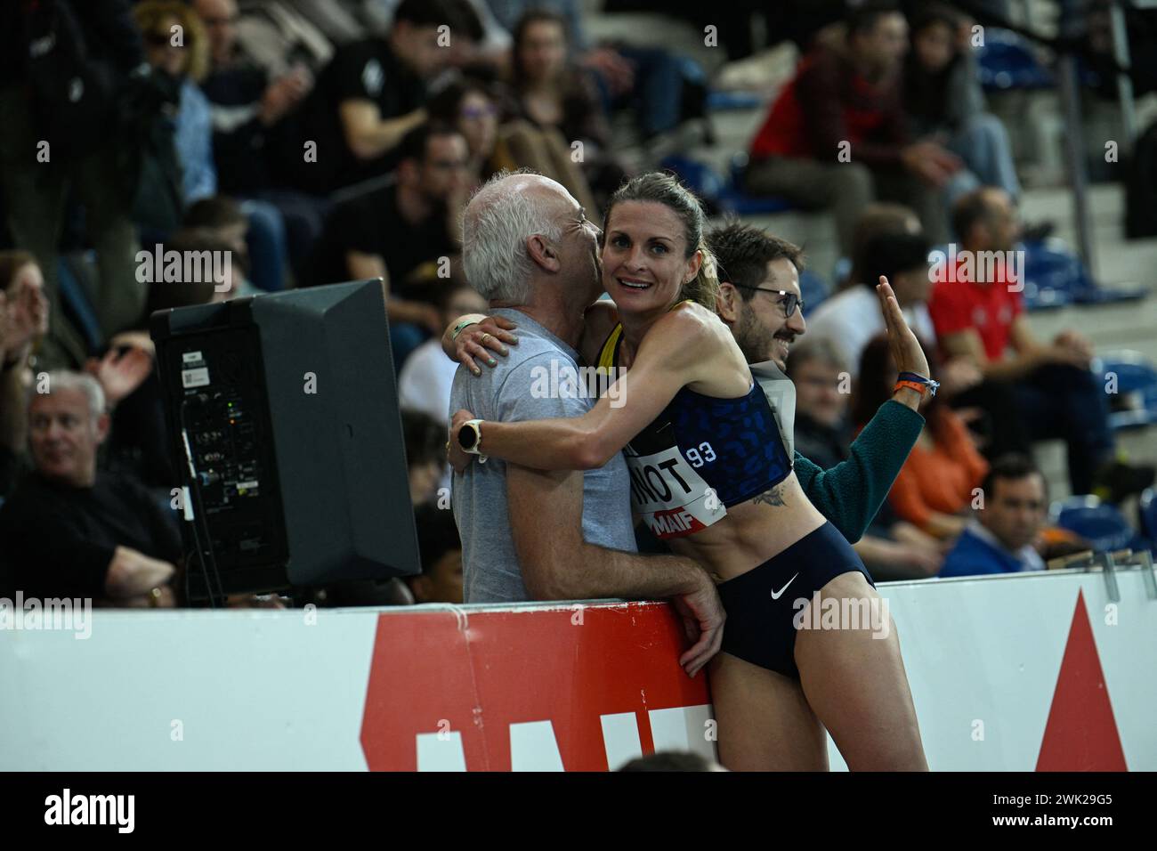 Miramas, France. 17th Feb, 2024. Alice Finot retains her title of ...