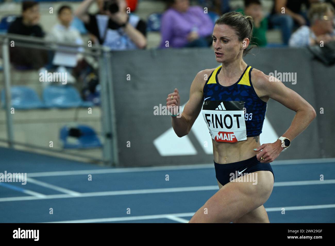 Miramas, France. 17th Feb, 2024. Alice Finot retains her title of ...