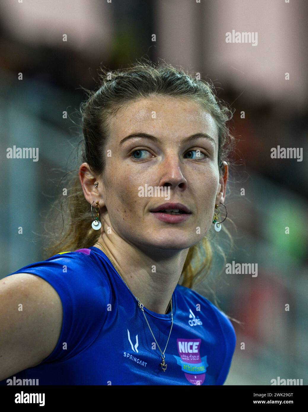 Miramas, France. 17th Feb, 2024. Margot Chevrier retains her title of ...