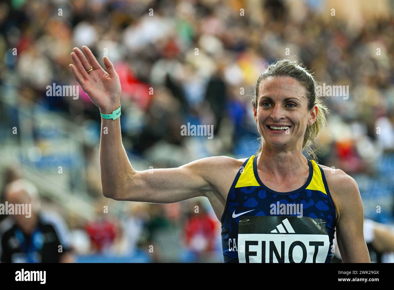 Miramas, France. 17th Feb, 2024. Alice Finot retains her title of ...