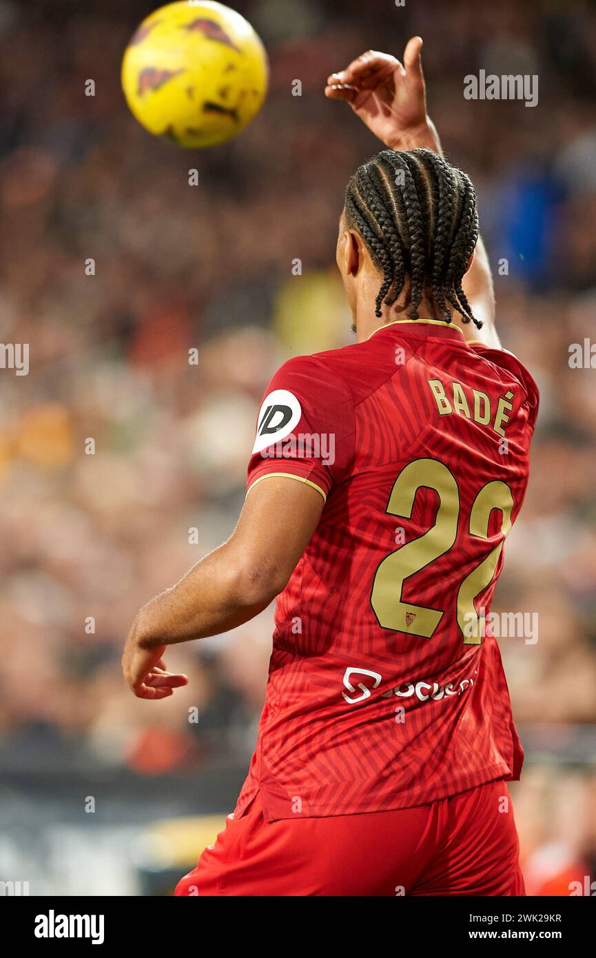 Loic Bade of Sevilla FC in action during the La Liga EA Sport Regular ...