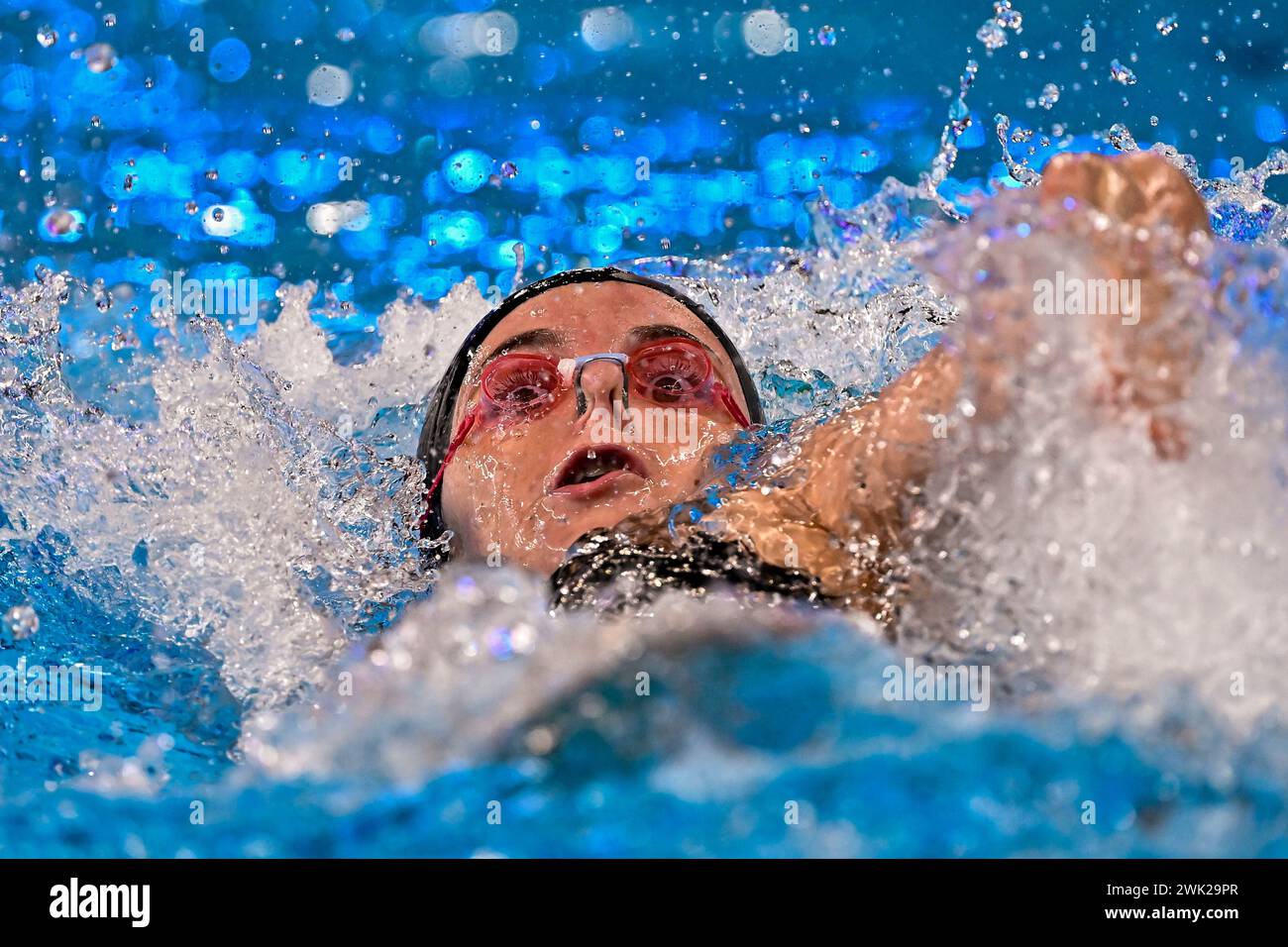 Doha, Qatar. 18th Feb, 2024. Francesca Pasquino of Italy competes in ...