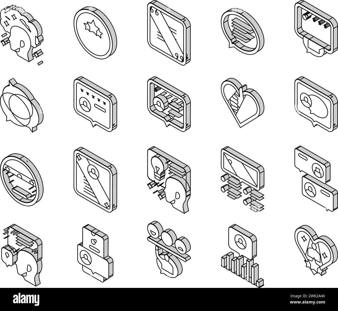 Customer experience concept isometric Cut Out Stock Images & Pictures ...