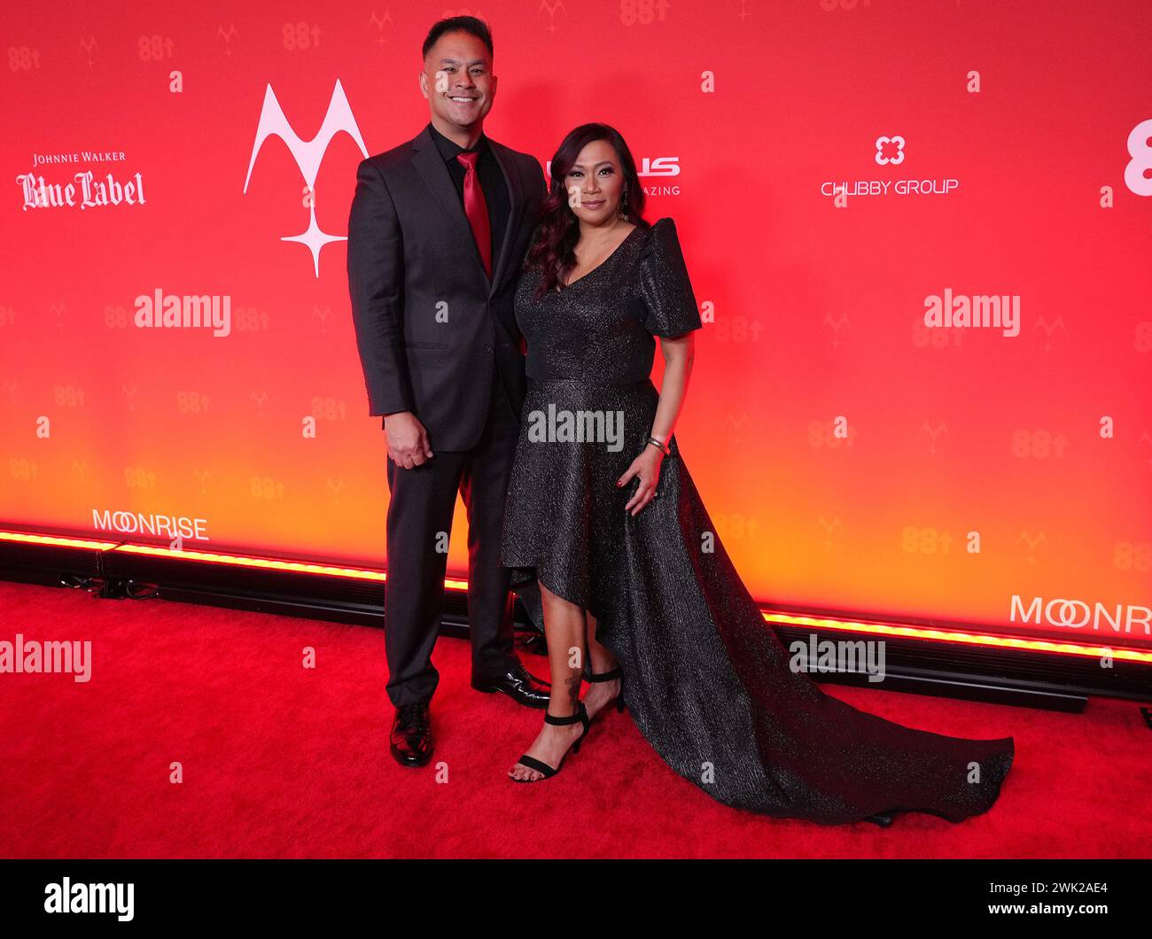 Los Angeles, USA. 17th Feb, 2024. (L-R) Alain Macasadia and Jocelyn ...