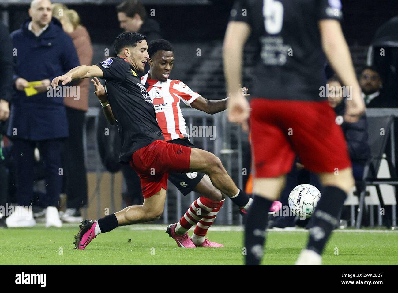 ROTTERDAM - (l-r) Couhaib Driouech of Excelsior, Said Bakari of Sparta Rotterdam during the ...