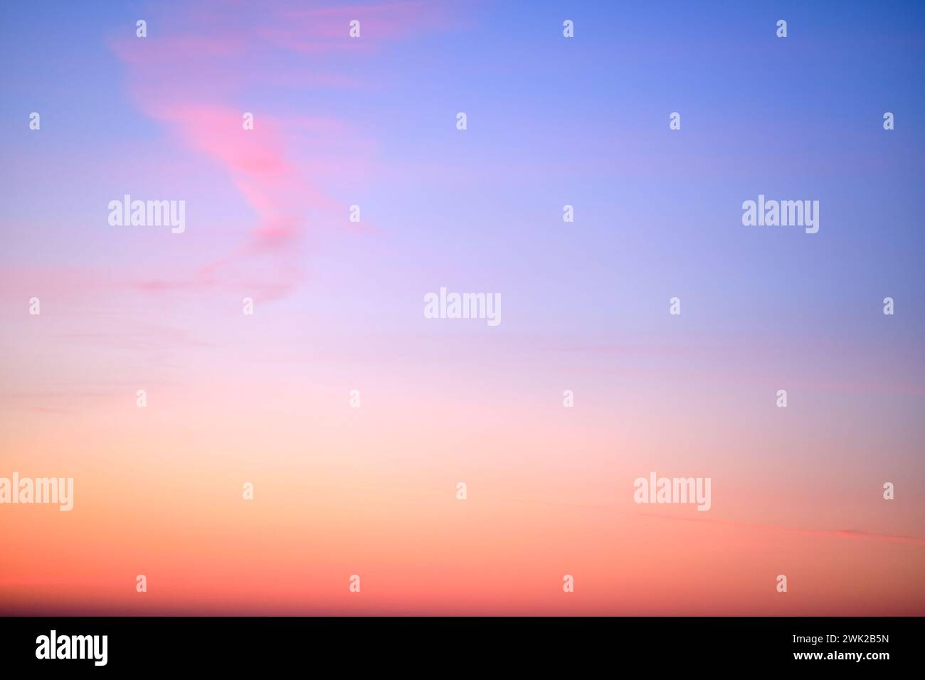 Clear transparent cirrus clouds on a red sunset sky, time lapse Stock ...