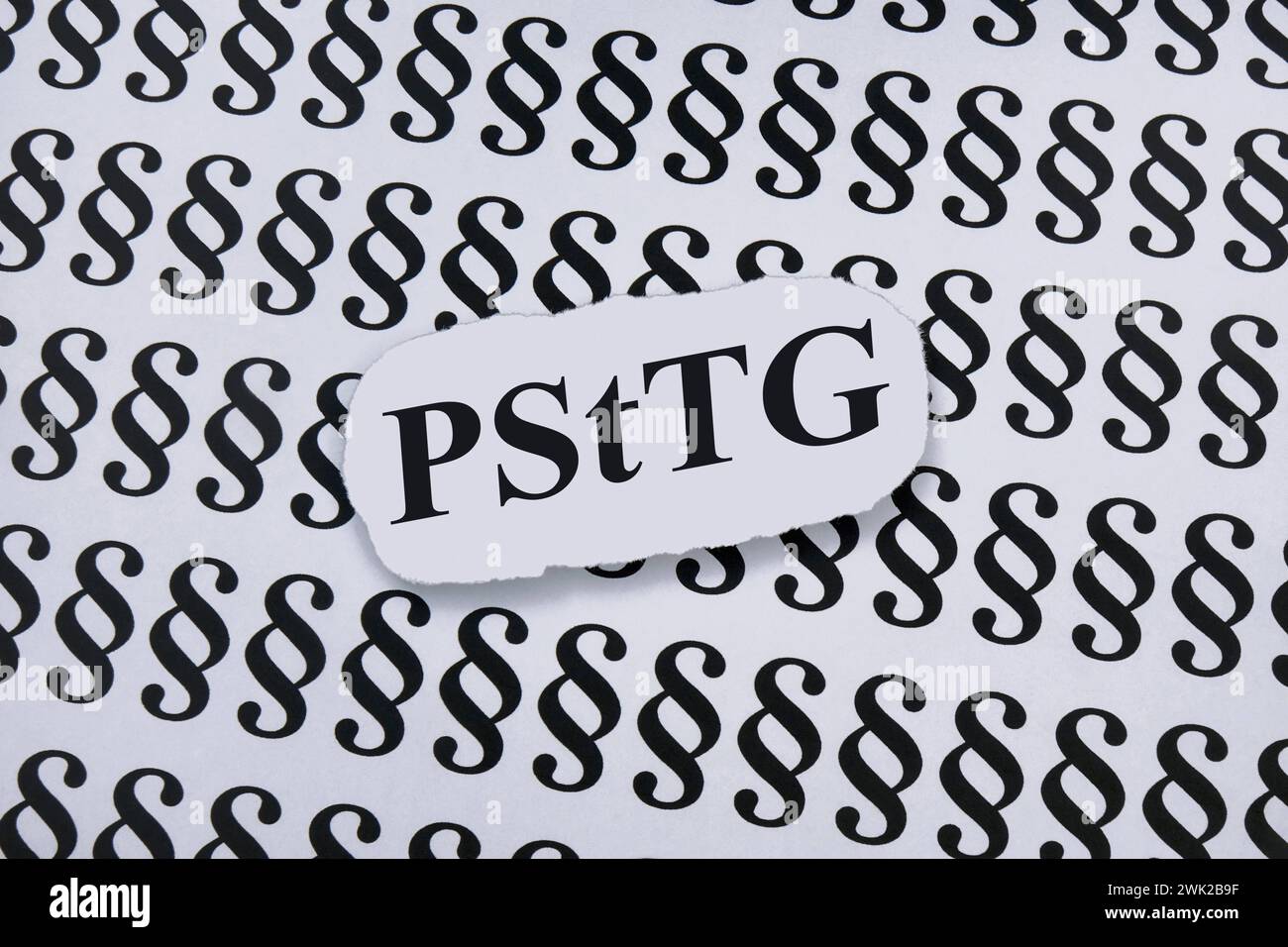 Paragrafen und Schriftzug PStTG Paragrafen und Schriftzug PStTG, 18.02. ...