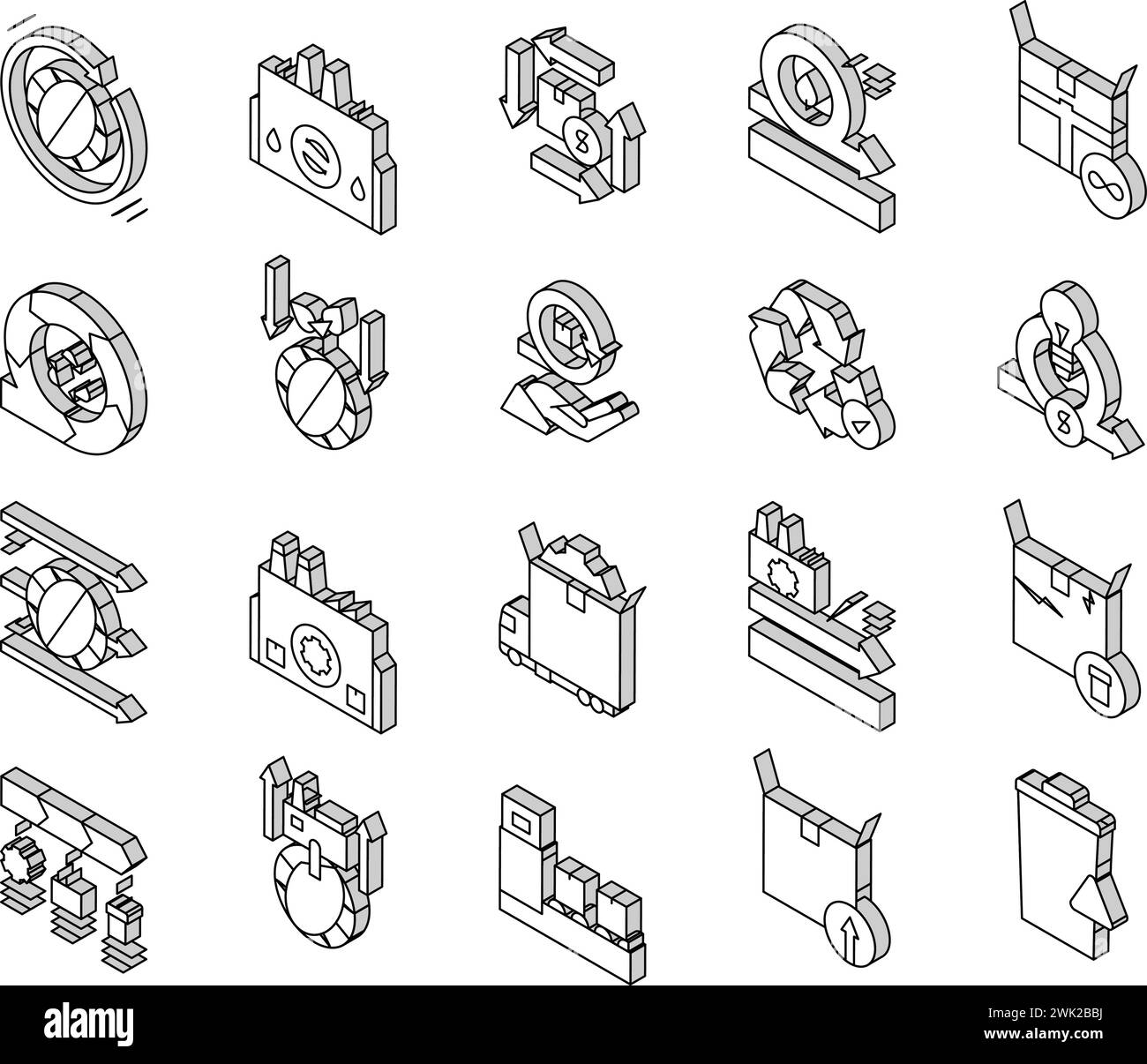 Circular economy model Black and White Stock Photos & Images - Alamy