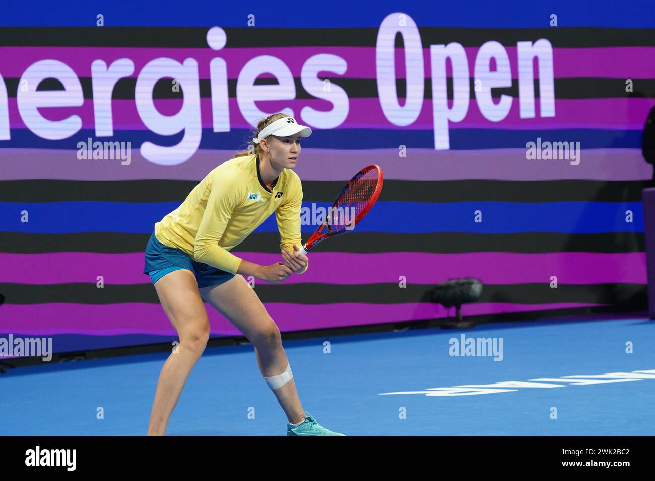 Some moments from the final of the Qatar TotalEnergies Open 2024 played ...