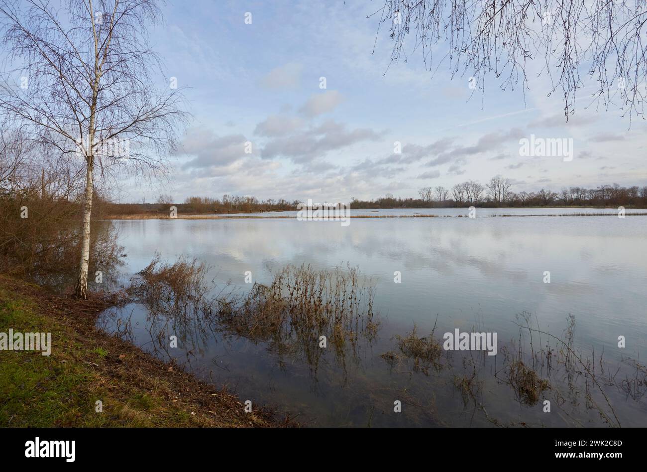 Hochwasser in Lippstadt Overhagen, Eickelborn, Überschwemmung der ...
