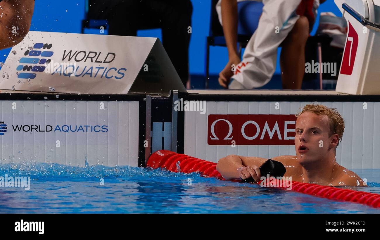 DOHA, QATAR - FEBRUARY 18: Thomas Jansen of the Netherlands competing ...