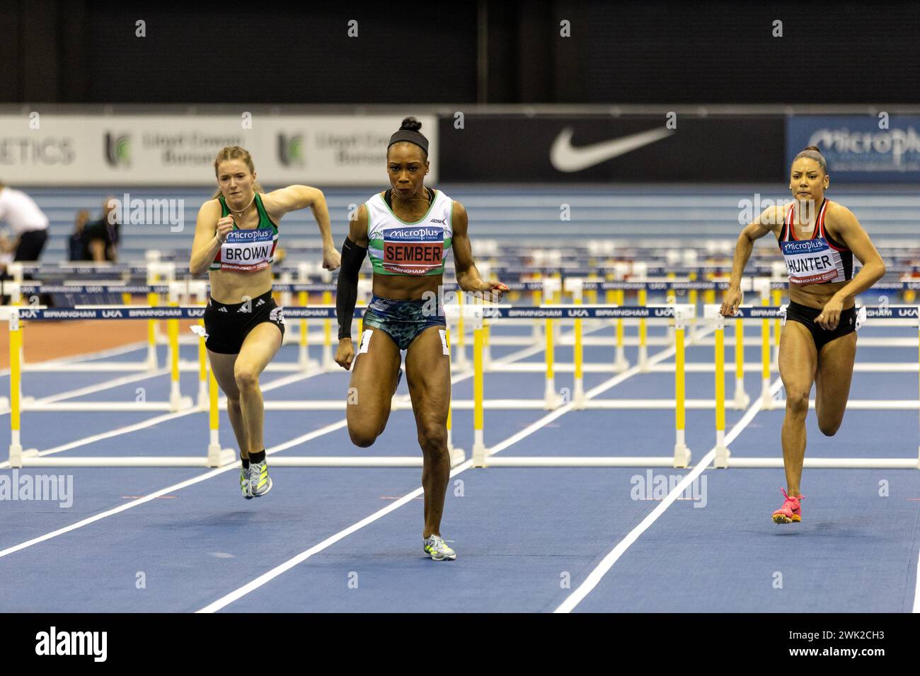 Birmingham, 17 February 2024, 60m Hurdles Women Final- SEMBER Cindy ...