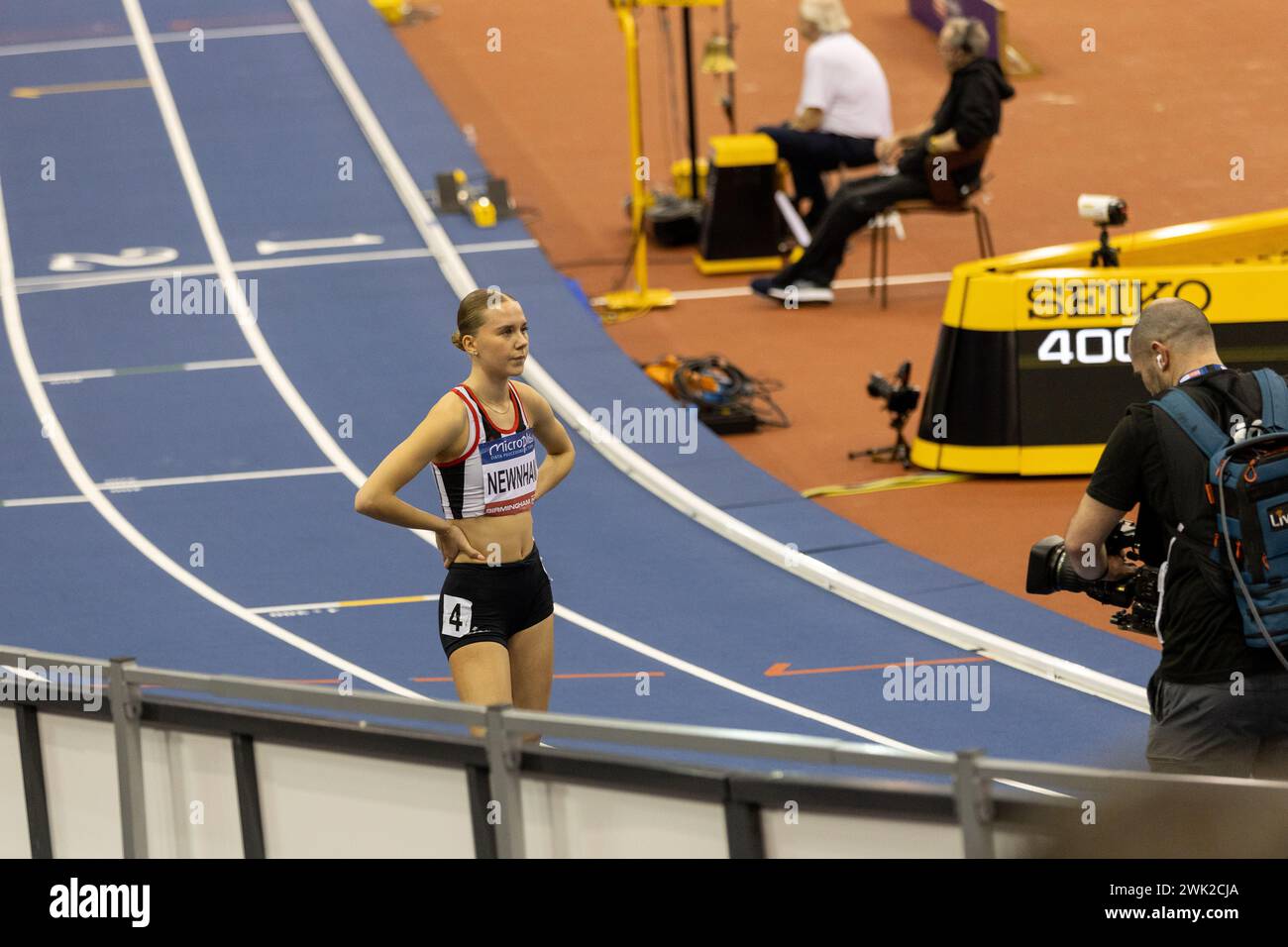 Birmingham, 17 February 2024, 400m Women Semi-Final- NEWNHAM Emily ...