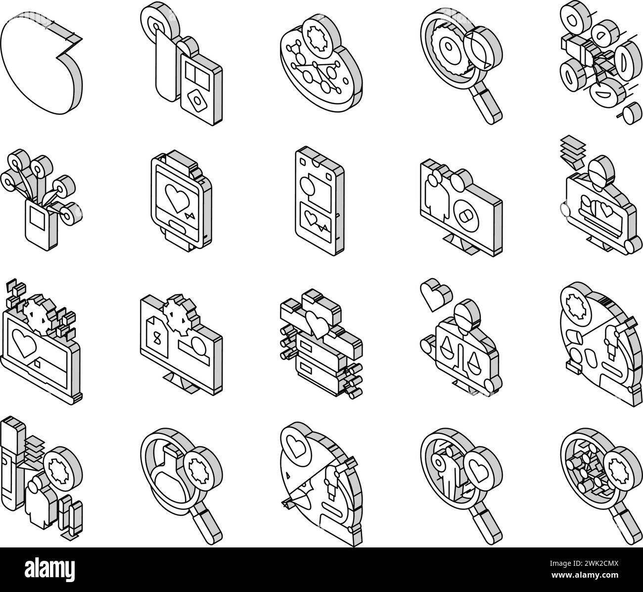 biomedical medical science isometric icons set vector Stock Vector ... biomedical medical science isometric icons set vector Stock Vector ...