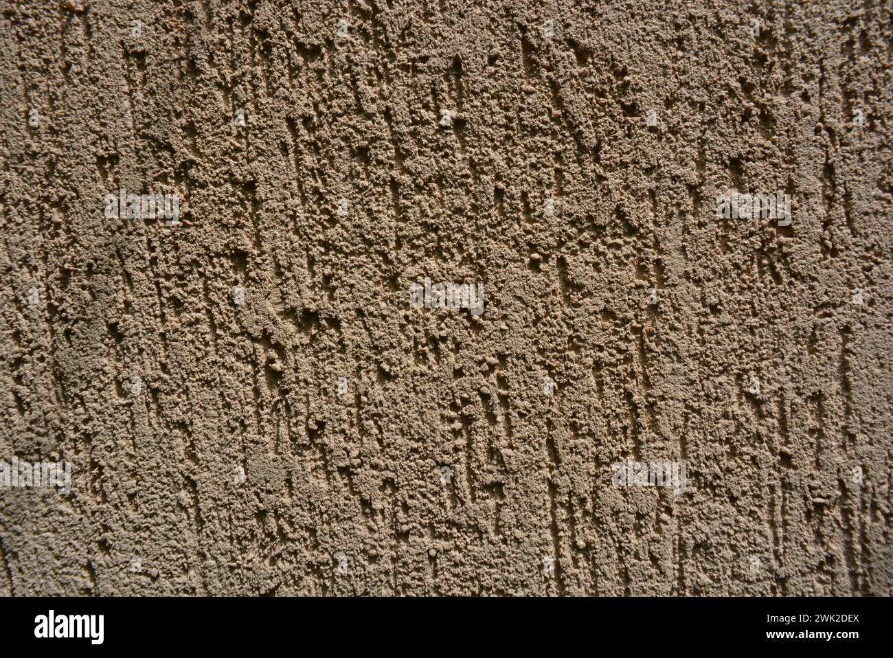 Building materials, street wall cladding, brown caroyed coating, rough ...