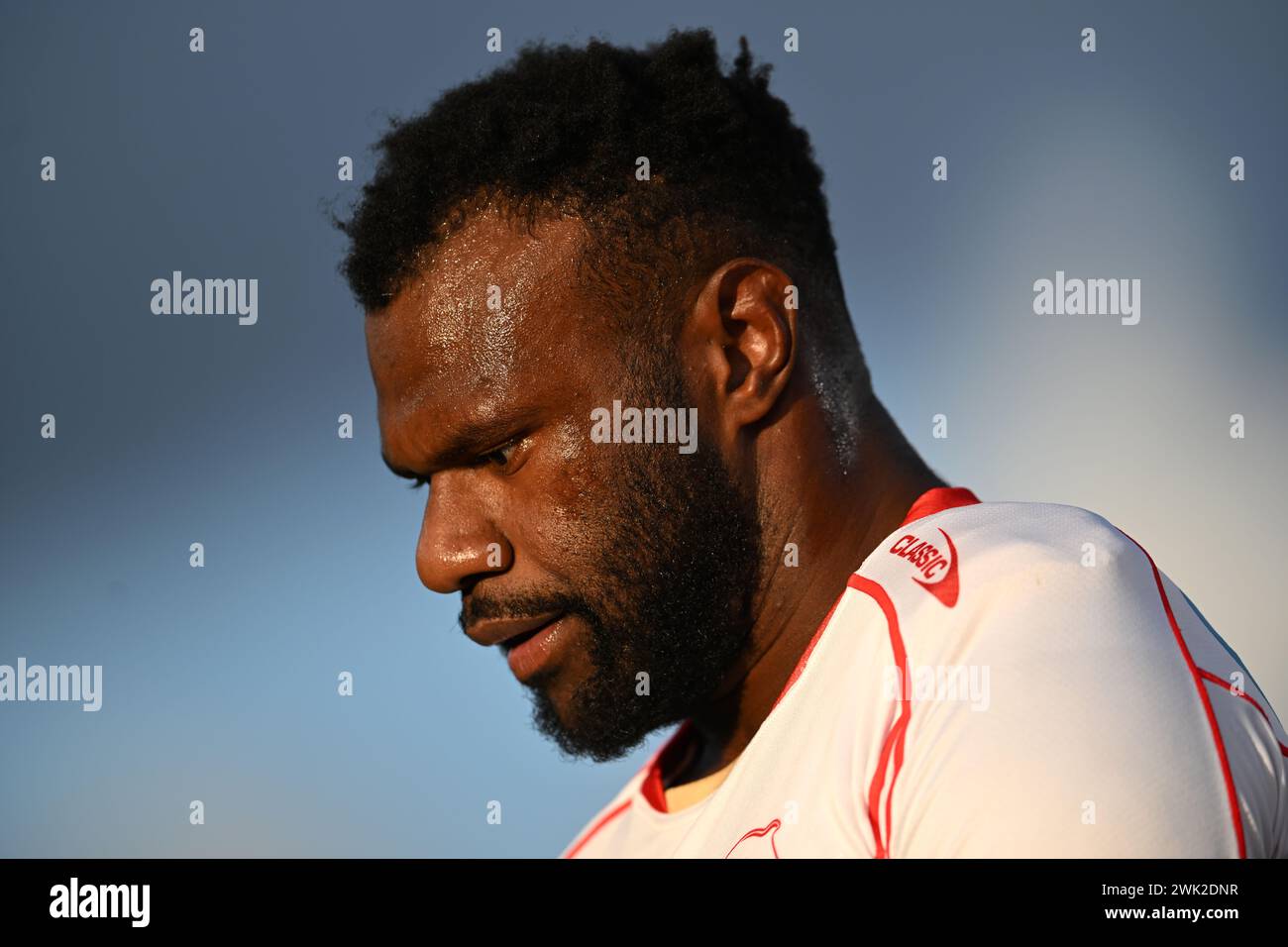 Sunshine Coast, Australia. 18th Feb, 2024. Jeremiah Simbiken of the ...