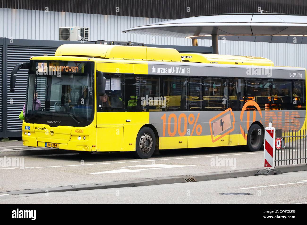 Large articulated electric buses from U-OV for city transport in the ...