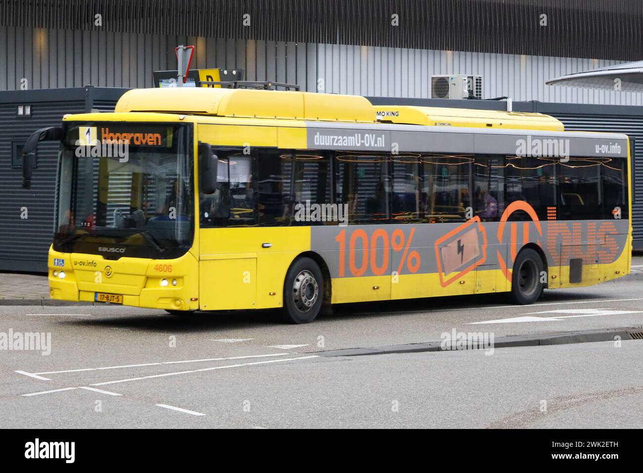 Large articulated electric buses from U-OV for city transport in the ...