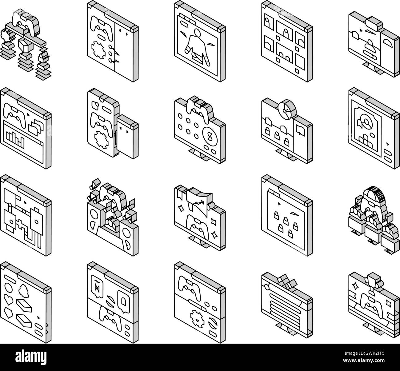Virtual studio illustrations Stock Vector Images - Alamy